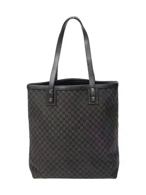 Celine Macadam-print Tote Bag - Black