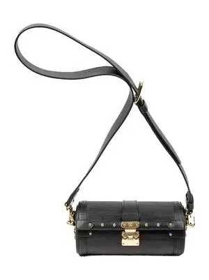 LOUIS VUITTON Leather Chain-strap Bag - Black