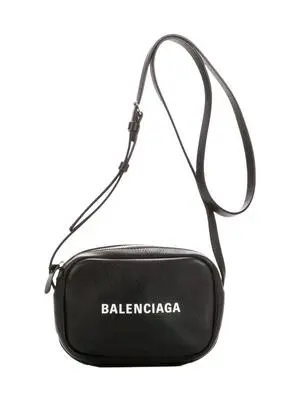 Balenciaga 2000s Logo-detail Shoulder Bag - Black
