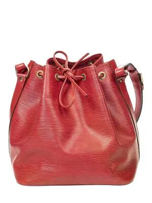 LOUIS VUITTON 1990 Noé Bucket Bag - Red