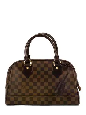LOUIS VUITTON Damier Ebène Canvas Handbag - Brown