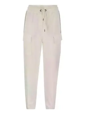 Brunello Cucinelli Cargo Track Pants - White