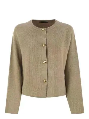 Fabiana Filippi Button Cardigan - Neutrals
