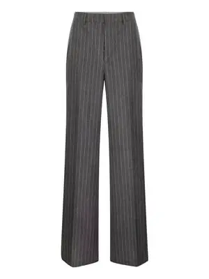 TAGLIATORE Pinstriped Wool Trousers
