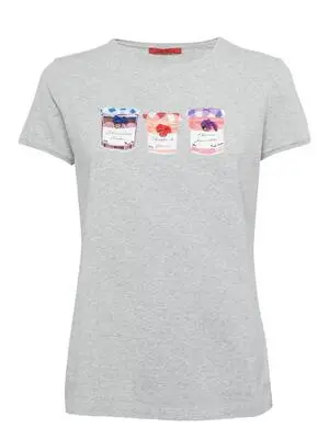Carolina Herrera Printed T-shirt - Grey