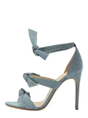 ALEXANDRE BIRMAN Lolita Knot-detail Sandals - Blue