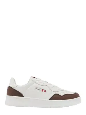 Bally Jasper Ribbon-detail Leather Sneakers - White