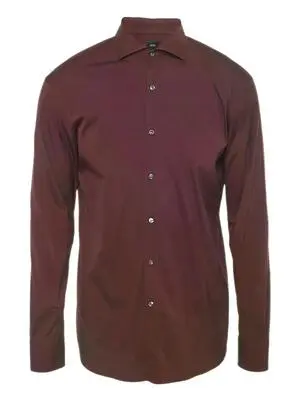 BOSS Button-up Shirt Red