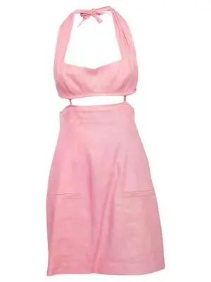 Jacquemus La Robe Limao Cut-out Mini Dress - Pink