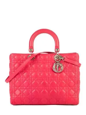 Dior Quilted Shoulder Bag - Pink