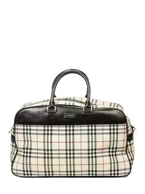 Burberry 2000s Check Pattern Bag - Neutrals