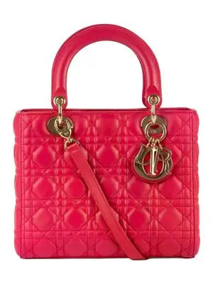 Dior Lady Dior Tote Bag Pink