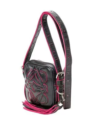 Loewe Anagram Cross Body Bag - Black