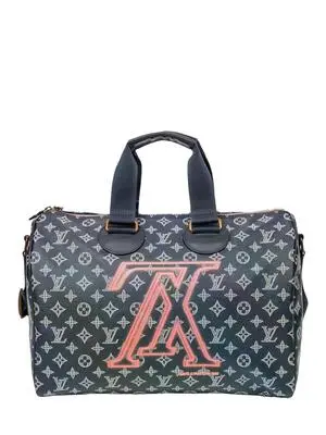 LOUIS VUITTON Speedy Bandouliere 40 Handbag - Blue