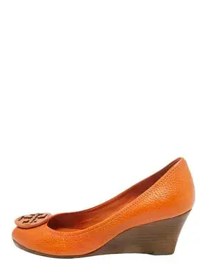Tory Burch Sally Wedge Pumps - Orange