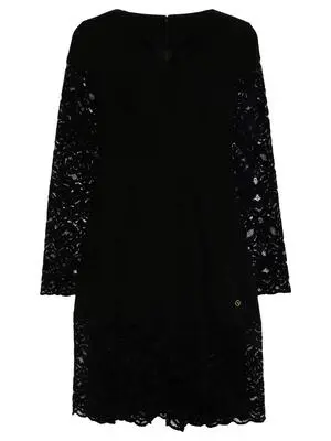 SAIID KOBEISY Lace Short Dress - Black