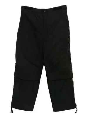 Comme Des Garçons Zip-hem Trousers - Black
