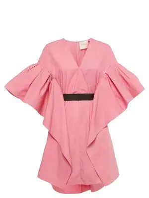 ROKSANDA Ruffled Mini Dress - Pink