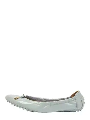 TOD'S Scrunch Ballerina Flats - Grey