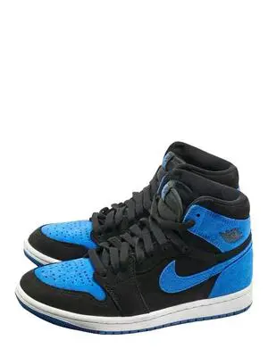 JORDAN Suede Leather Sneakers Black