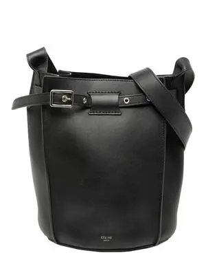 CELINE 2018 Nano Leather Big Bag Bucket Crossbody Bag