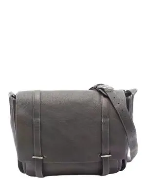 Hermès 2004 Taurillon Clemence Steve Caporal 35 Shoulder Bag - Grey