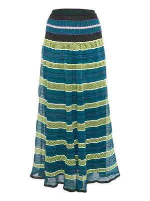 Missoni Striped Maxi Skirt - Blue