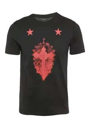 Givenchy Cross Print T-shirt - Black