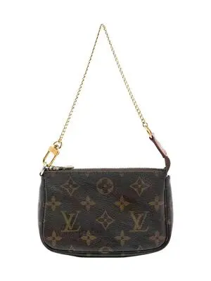 LOUIS VUITTON 2019 Monogram Mini Pochette Accessoires - Brown