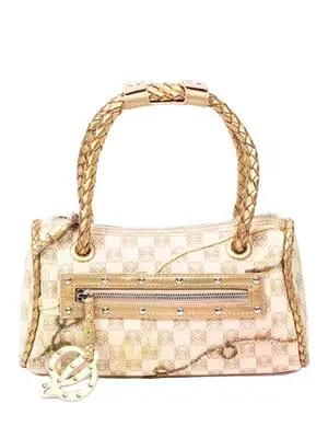 Loewe Anagram-print Shoulder Bag - Neutrals