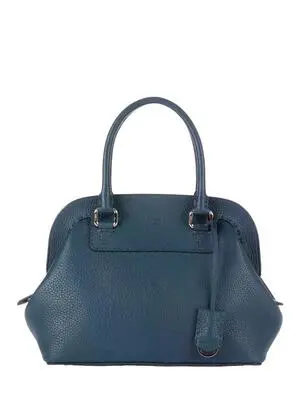 Fendi Adele Leather Tote Bag - Blue