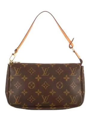 LOUIS VUITTON 2000 Pochette Handbag - Brown