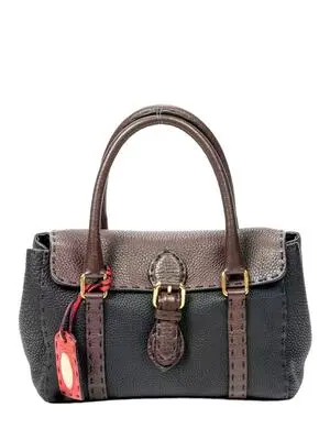 Fendi 2000 Selleria Tote Bag - Black