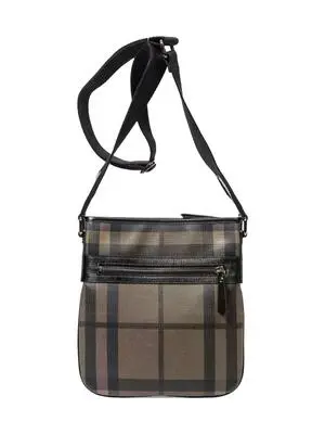 Burberry Check-pattern Shoulder Bag - Brown