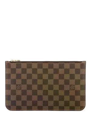 LOUIS VUITTON Damier Ebène Zip Pouch - Brown