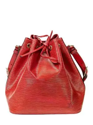 LOUIS VUITTON Monogram Bucket Bag - Red