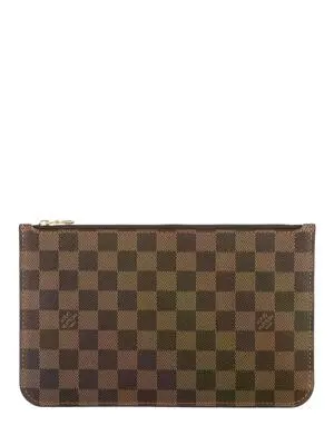 LOUIS VUITTON Damier Azur Pouch - Brown