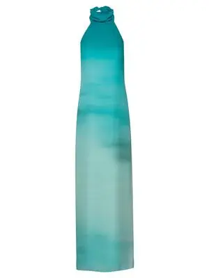 BAOBAB Chianti Low-back Maxi Dress - Turquoise