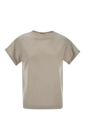 Brunello Cucinelli Crew Neck T-shirt - White