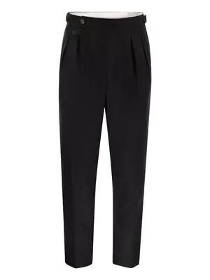 Brunello Cucinelli Double-darts Trousers - Black