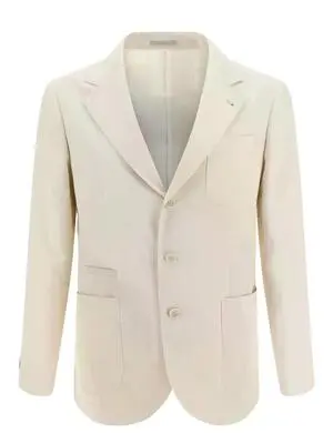 Brunello Cucinelli Single-breasted Blazer - Neutrals
