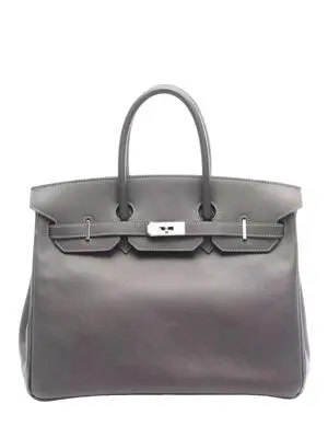 Hermès 2008 Epsom Birkin Retourne 35 Handbag - Grey