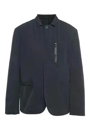 ARMANI Nylon Zip Jacket - Blue