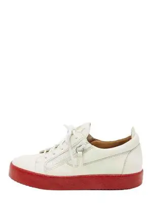 GIUSEPPE ZANOTTI Frankie Zip Leather Sneakers