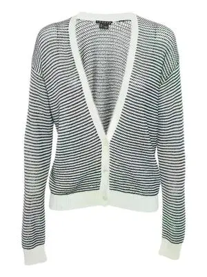 Theory Striped Cardigan - Blue