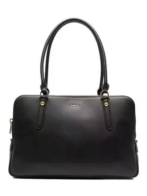 Furla Giulia Textured Tote - Black