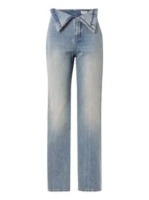 Alexander McQueen High-rise Flared Jeans - Blue