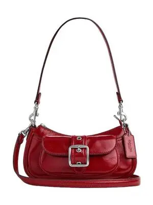 COACH® COACH® Ashton Mini Shoulder Bag Glazed Leather/silver