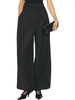 Adam Lippes Kaito Pant - Black