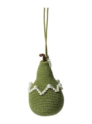 GOHAR WORLD Crochet Bag Charm - Pear